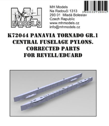 MH Models K72044 Panavia Tornado GR.1 central fuselage pylons