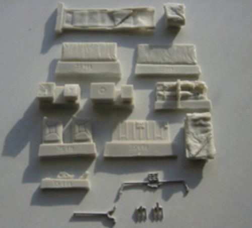 DISCONTINUED MR Modellbau 35211 Ambulance interior VW Kuebelwagen