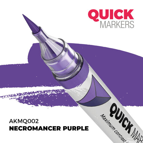 NEW! AK-Interactive AKMQ002 Necromancer Purple - Quick Marker
