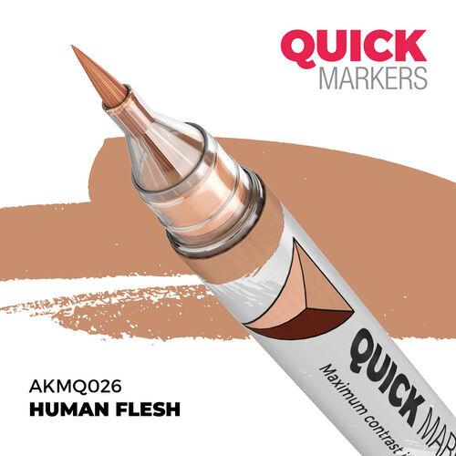 NEW! AK-Interactive AKMQ026 Human Flesh - Quick Marker