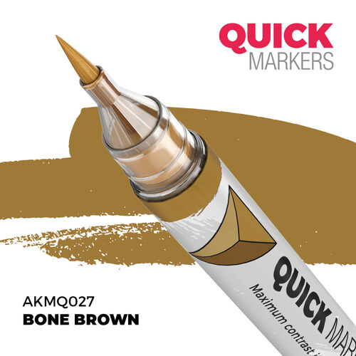 NEW! AK-Interactive AKMQ027 Bone Brown - Quick Marker