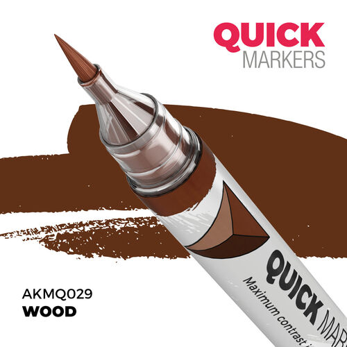 AK-Interactive AKMQ029 Wood - Quick Marker