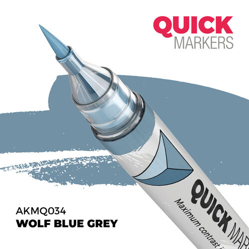 AK-Interactive AKMQ034 Wolf Blue Grey - Quick Marker