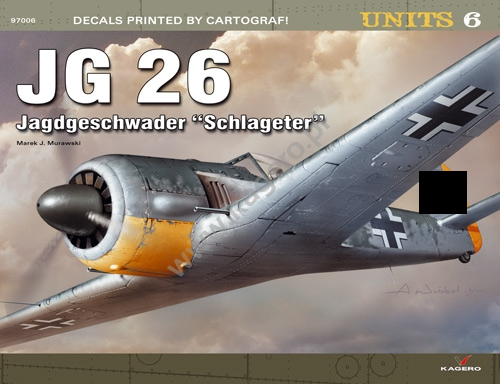 Kagero UNI-97006-EN 06 - JG 26 Jagdeschwader "Schlagater"(kalkomania)