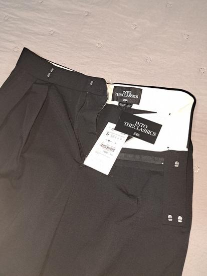 ZARA CLASSIC kolekcija vunene pantalone%