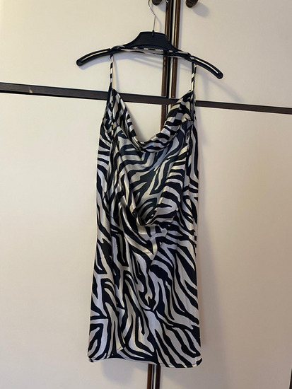 zebra H&M haljina