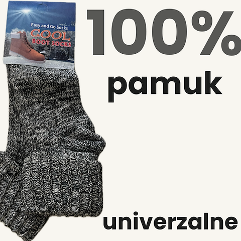 Pamučne termo čarape 100% pamuk