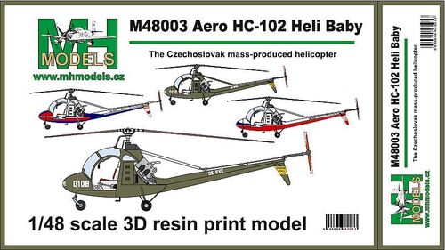 MH Models M48003 Aero HC-102 Heli Baby - The Czechoslovak Mass-Produced Helicopter