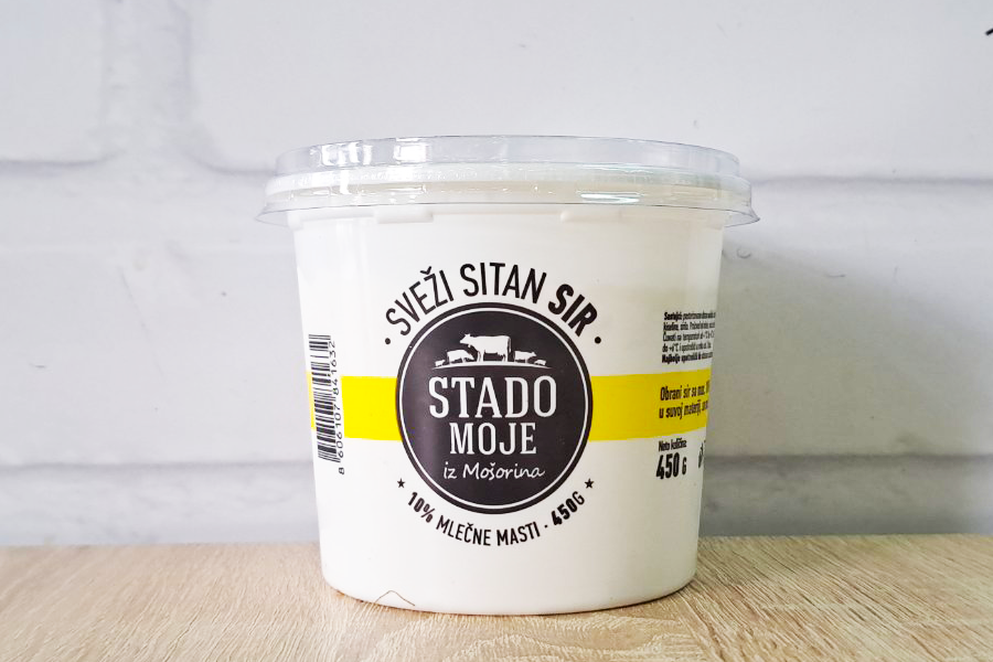 Stado moje – Sveži sitan sir 450g