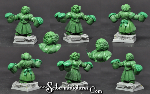 Scibor Monstrous Miniatures 28FM0476 Dwarven Maid