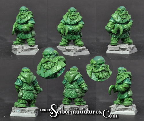 Scibor Monstrous Miniatures 28FM0475 Dwarf Farmer #3