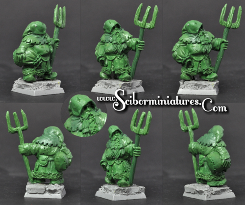 Scibor Monstrous Miniatures 28FM0473 Dwarf Farmer #1