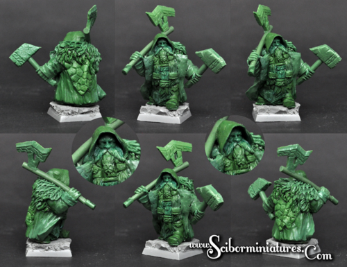 Scibor Monstrous Miniatures 28FM0464 Ice Stronghold Dwarf #23