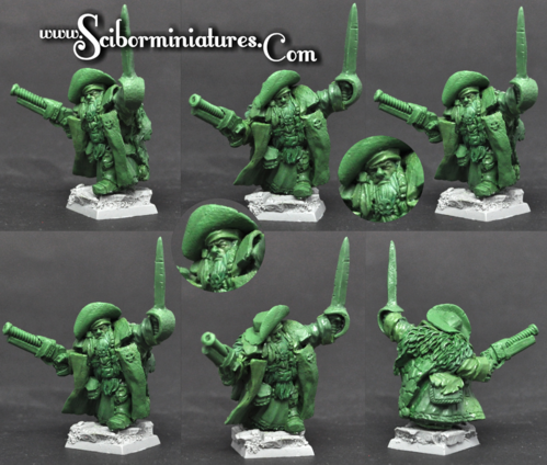 Scibor Monstrous Miniatures 28FM0466 Pirate Dwarf #5