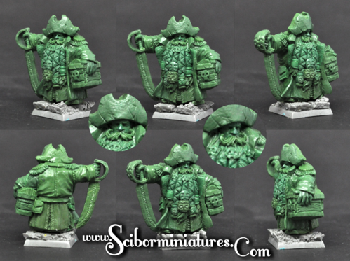 Scibor Monstrous Miniatures 28FM0468 Pirate Dwarf #7