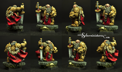 Scibor Monstrous Miniatures 28FM0223 Dwarf Lord Balbir
