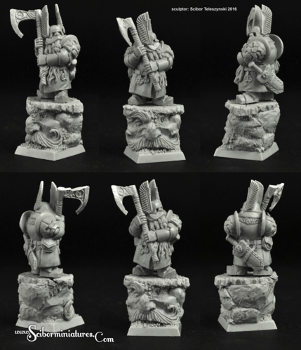 Scibor Monstrous Miniatures 28FM0221 Dwarf Lord Farar