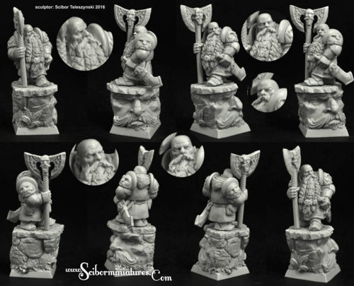 Scibor Monstrous Miniatures 28FM0218 Dwarf Lord Dalbar