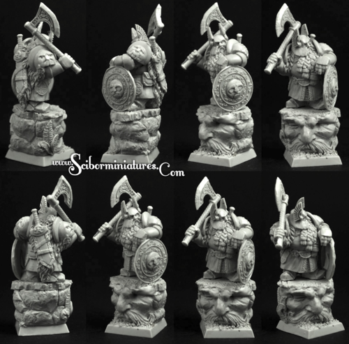 Scibor Monstrous Miniatures 28FM0215 Dwarf Lord Gildri