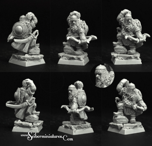 Scibor Monstrous Miniatures 28FM0214 Polish Dwarf #4