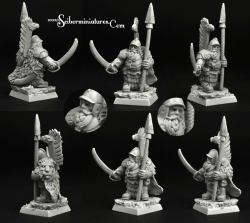 Scibor Monstrous Miniatures 28FM0213 Polish Dwarf #3