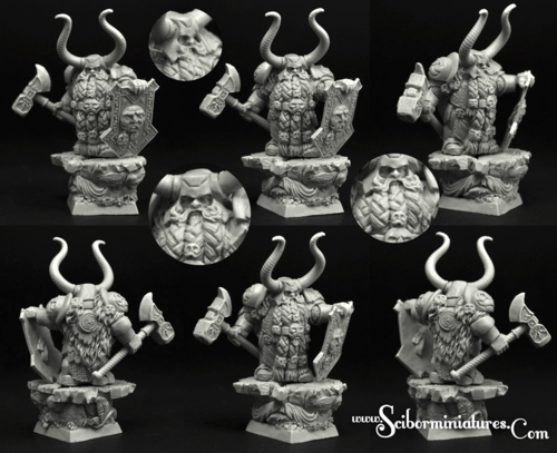 Scibor Monstrous Miniatures 28FM0225 Dwarf Lord Ragar