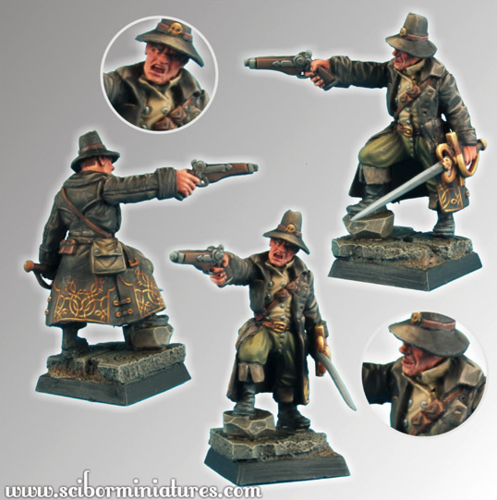Scibor Monstrous Miniatures 28FM0083 Vampire Hunter