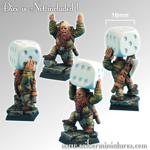 Scibor Monstrous Miniatures 28FM0078 Mad Dayn #2 Dwarf