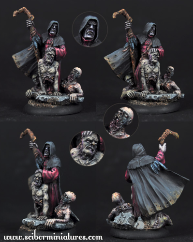 Scibor Monstrous Miniatures 28FM0076 Necromancer