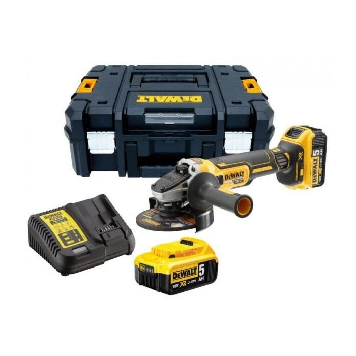 DEWALT DCG405P2 AKUMULATORSKA UGAONA BRUSILICA 2X5AH