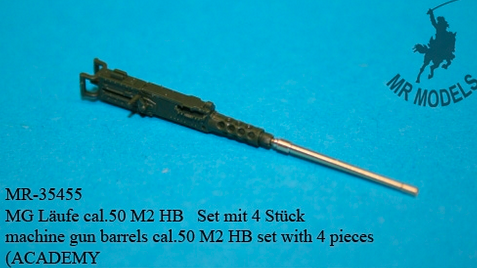 MR Modellbau 35455 Barrels cal.50 M2 HB machine gun