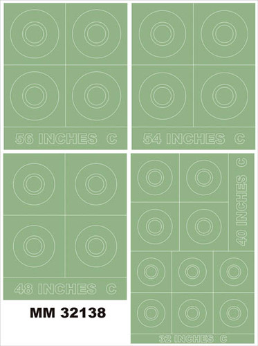 Montex MM32138 RAF ROUNDELS TYPE C 56,54,48,40,32 Inches