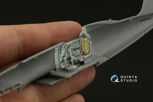 Quinta Studio QD48390 Macchi C.202 Folgore Late - 3D-Printed & Coloured Interior (for Hasegawa / Eduard kits)