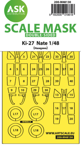 Art Scale Kit M48130 Ki-27 Nate double-sided express