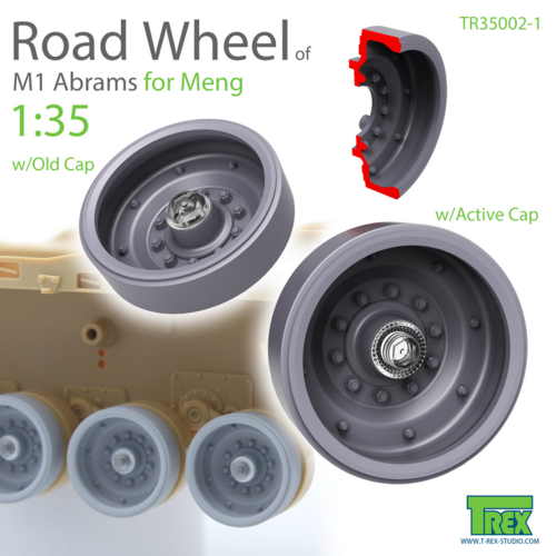 T-Rex Studio 35002-1 M1 Abrams Road Wheel
