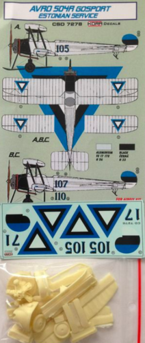 Kora Models CSD7278 Avro 504R Gosport Estonian