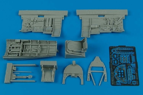 Aires 4458 Spitfire Mk. V cockpit set Tamiya