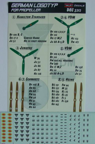 Kora Models Dec3212 German Logotyp propeller