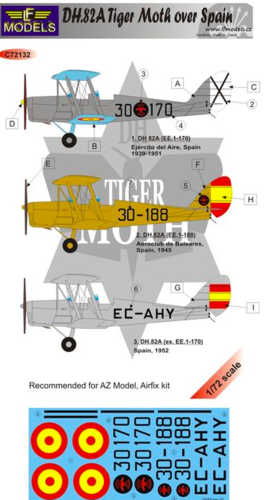 LF Models C72132 DH.82A Over Spain