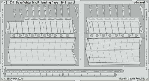 Eduard 481034 Beaufighter Mk.IF landing flaps REVELL