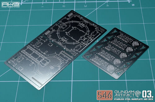 Madworks S46 Gundam Artifact Series 03 - Engraved Action Base Name Plates