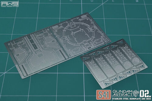Madworks S41 Gundam Artifact Series 02 - Engraved Action Base Name Plates
