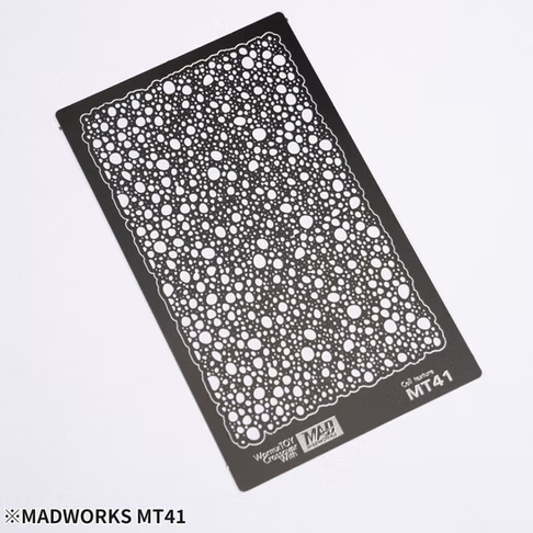 Madworks MT-41 Special Effect Stencils for Airbrushes 1 - Organic Texture Stencil