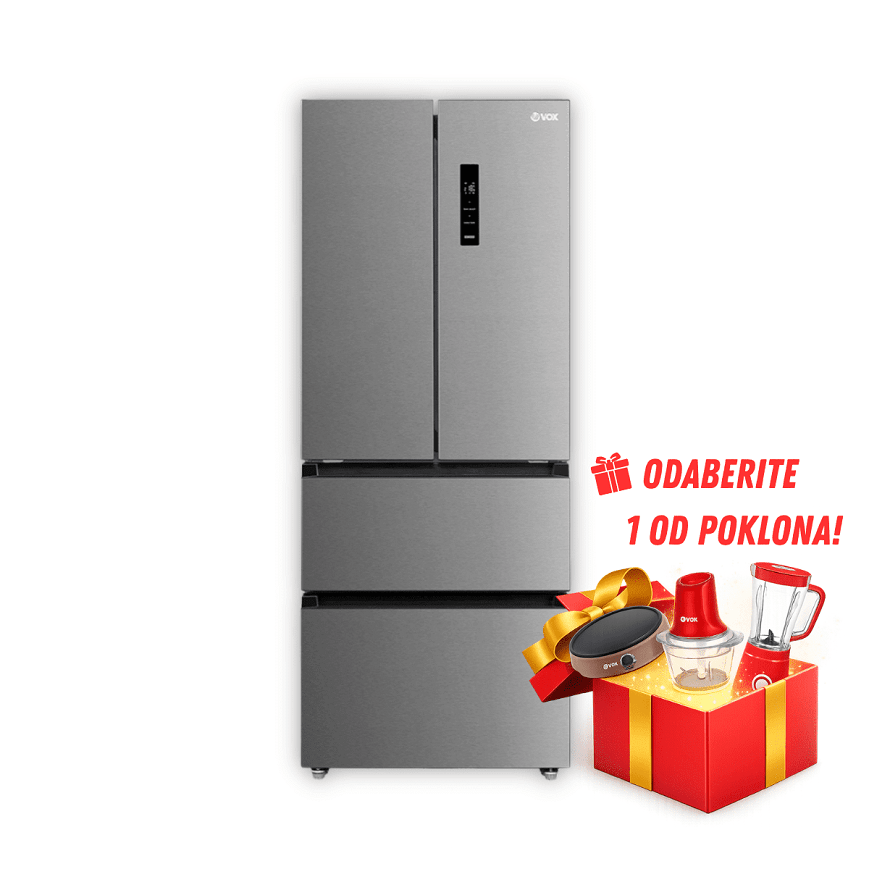 VOX FRIŽIDER MD 5230 XE KOMBINOVANI MULTI-DOOR INOX TOTAL NO FROST