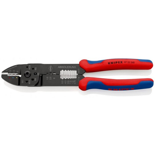 KNIPEX KLEŠTA ZA IZOLOVANE i NE IZOLOVANE PAPUČICE 97 22 240