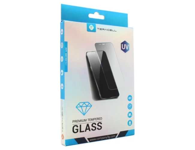 Red Zaštitno staklo za Huawei P30 Pro - tempered glass, full cover, UV glue, lampa