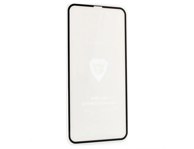 Red zaštitno staklo za iPhone XXS - Tempered Glass 2.5D full glue, crni