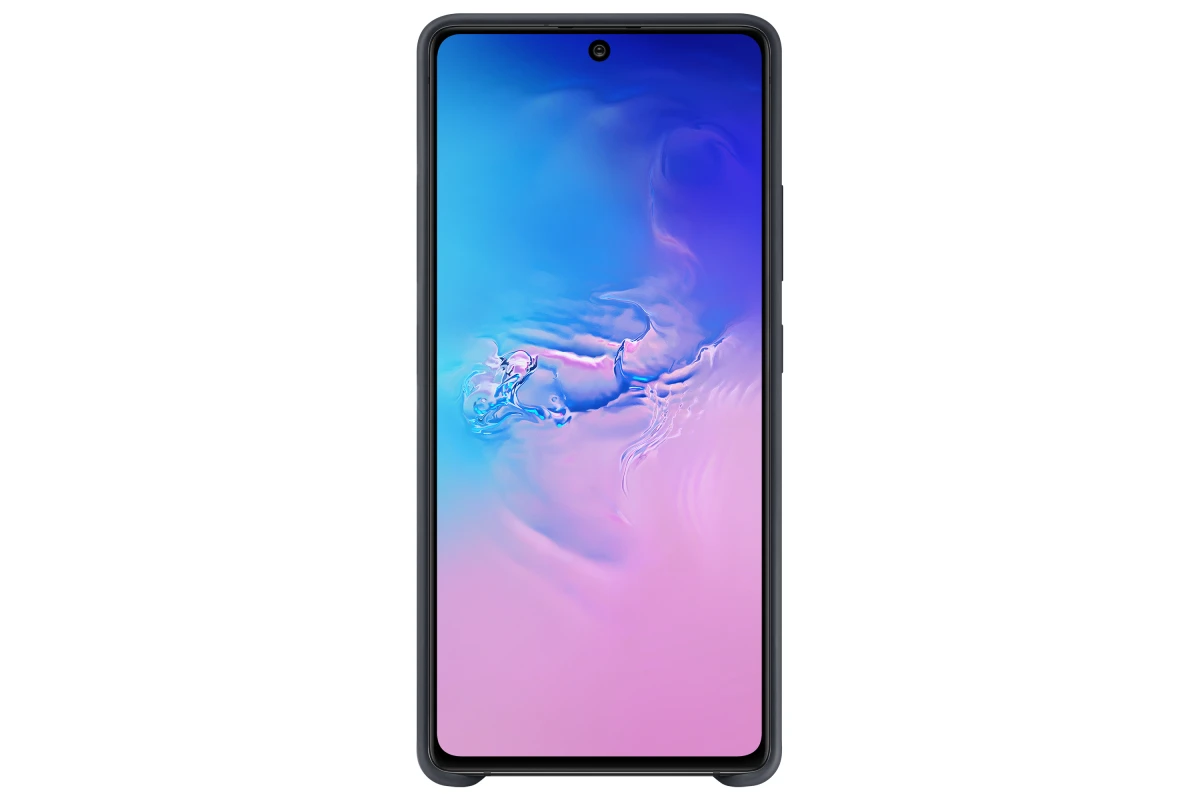Samsung EF-PG770TBEGEU crna silikonska zaštitna maska za telefon Galaxy S10 Lite