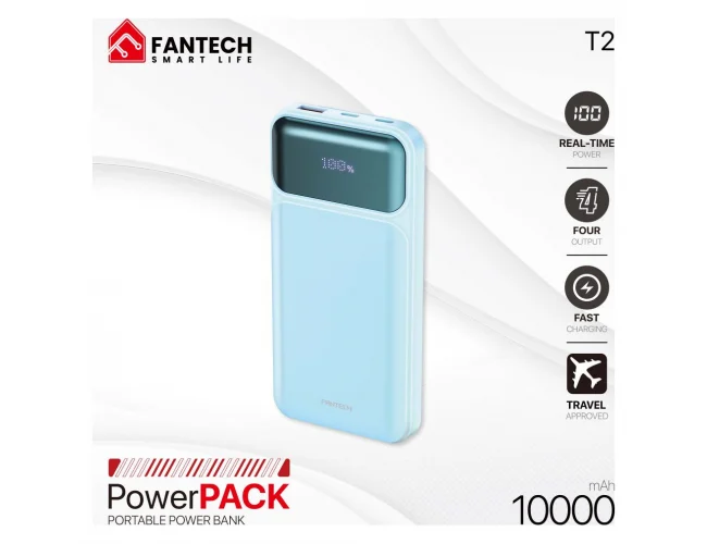 Fantech T2 22.5W Powerbank plavi