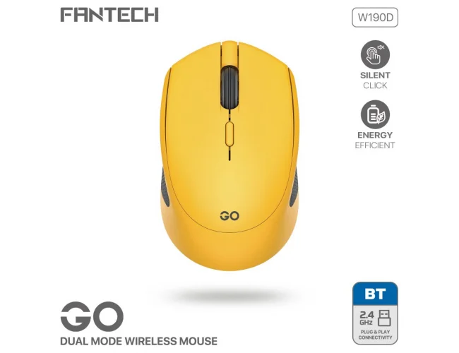 Fantech GO W190 bluetooth miš žuti